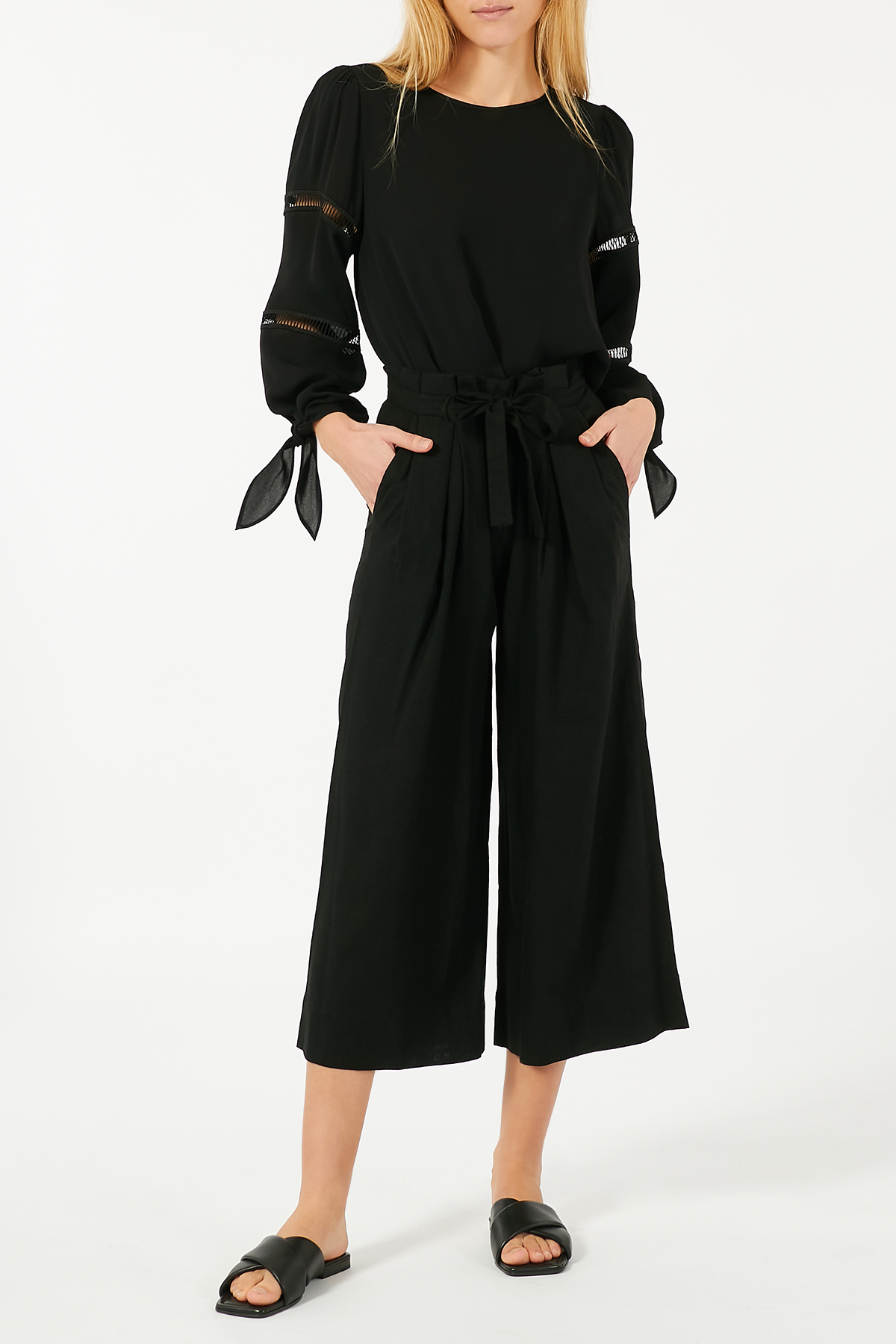 High Waist Paperbag Hose | BLOOM | bloom-clothing.com